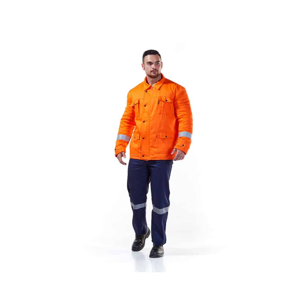 DROMEX D59 FLAME & ACID THERMAL JACKET COLOUR-ORANGE SIZE L - Cosmo Group