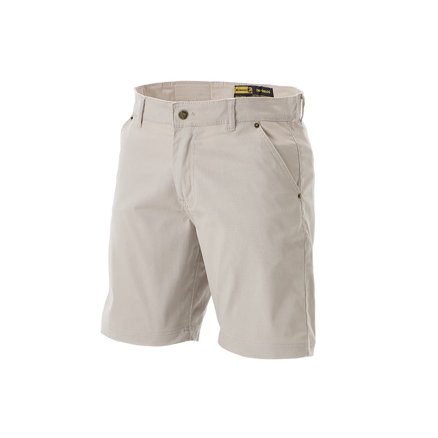 DROMEX STRETCH CHINO SHORTS COLOUR- STONE SIZE 42 - Cosmo Group