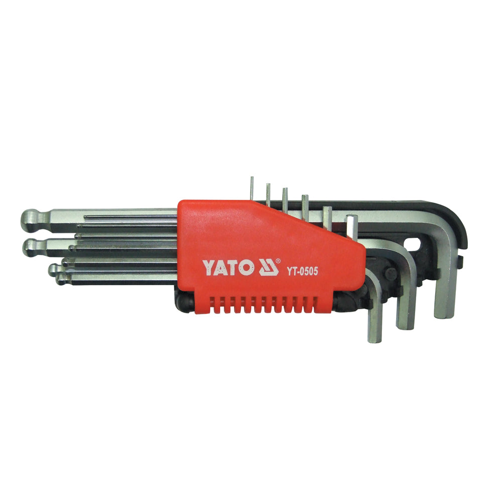 YATO HEX KEY SET 9PC B/END 1.5-10MM - Cosmo Group
